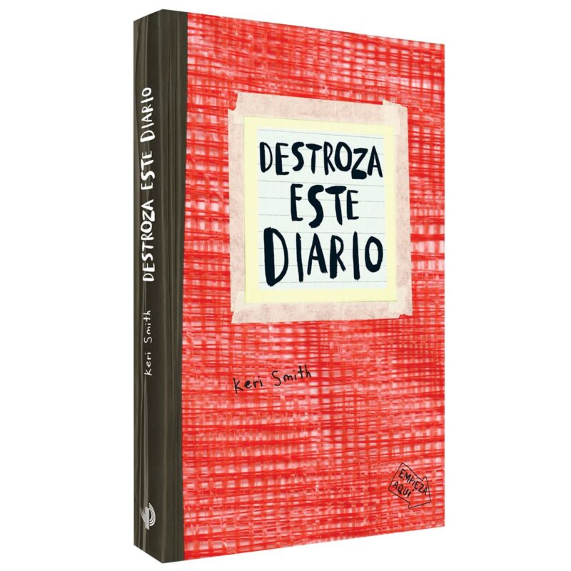 Destroza este diario Rojo - Keri Smith - Libreria Tepatitlán