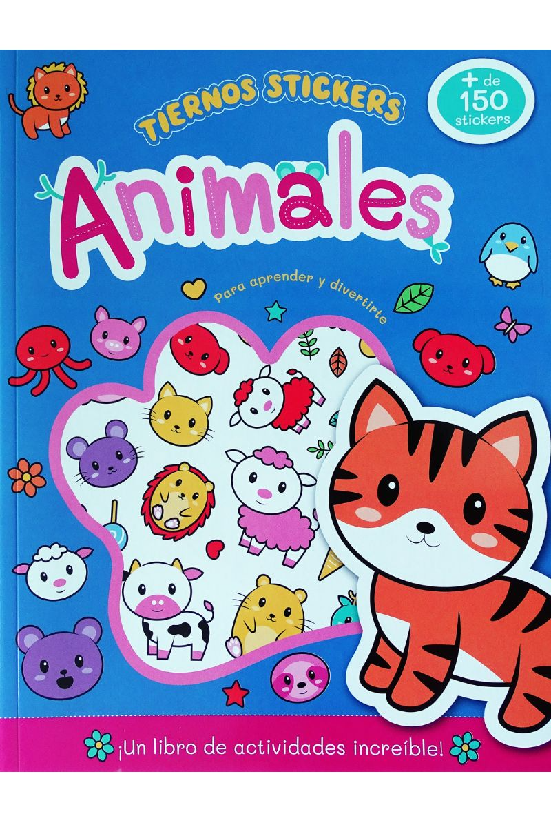 Tiernos stickers animales - Connie Isaacs - Libreria Tepatitlán